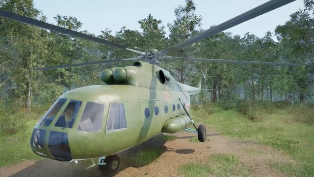 Вертолет Ми-8 в 3д |  Helicopter Mi-8 in 3d