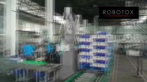 Паллетирование коробок роботом ROBOTOX_P4B_2300_50