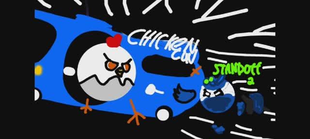 "Чикен ган " + "Стандофф 2" = две игры в одном видео // chicken-gun & standoff 2