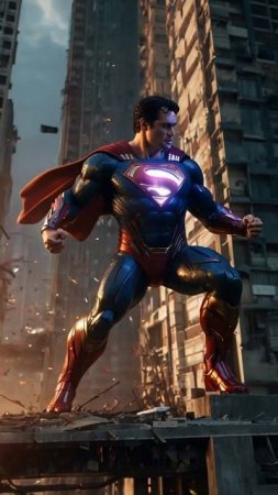 Iron Man stands opposite Superman  #marvel #avengers