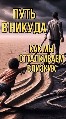 Путь в никуда: как мы отталкиваем близких
Что скрывается за отсутствием близких отношений