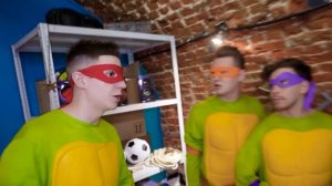 А4 - ЧЕРЕПАШКИ НИНДЗЯ в Реальной Жизни!