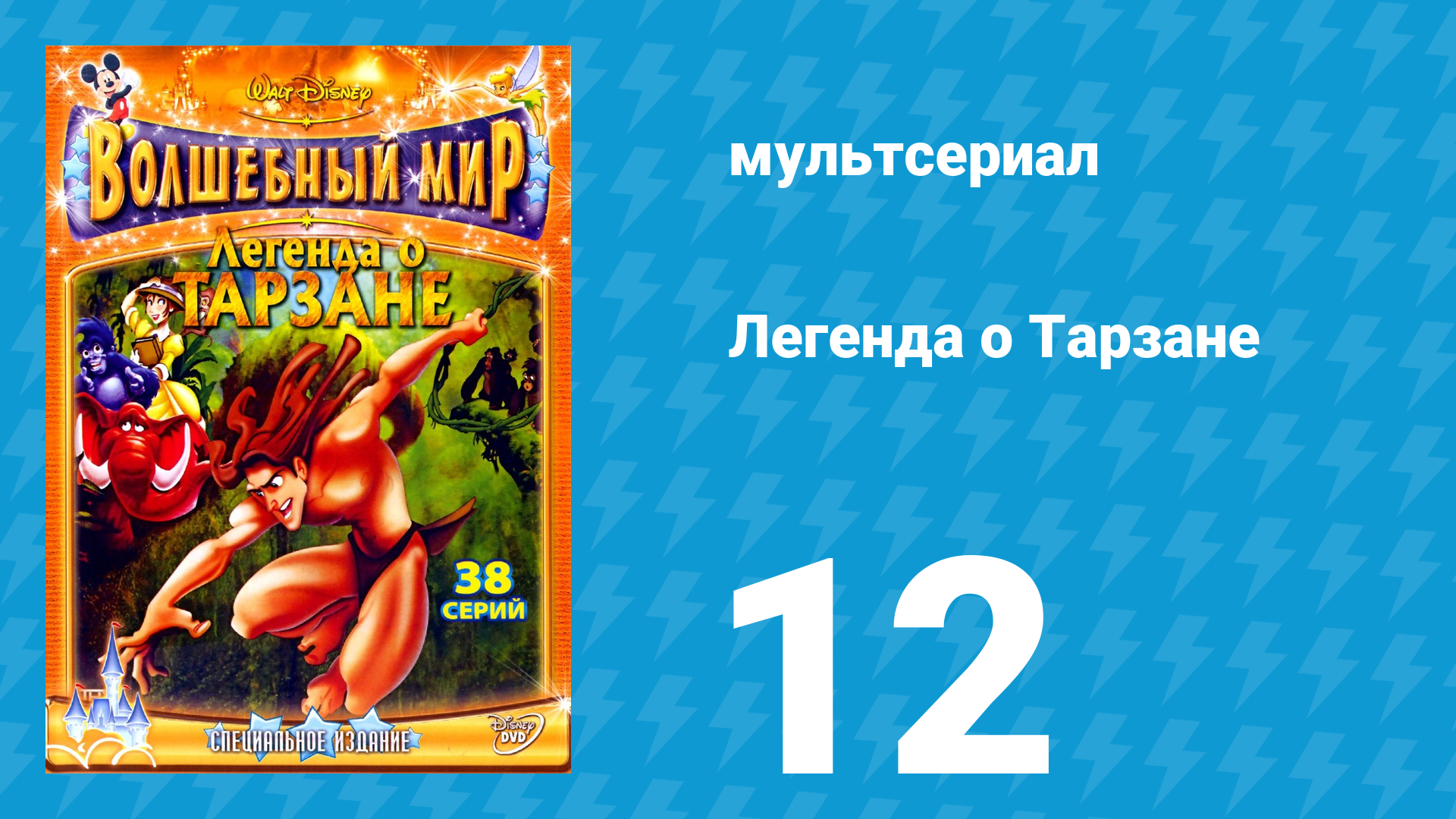 Легенда о Тарзане 1 сезон 12 серия «Браконьеры» (мультсериал, 2001)