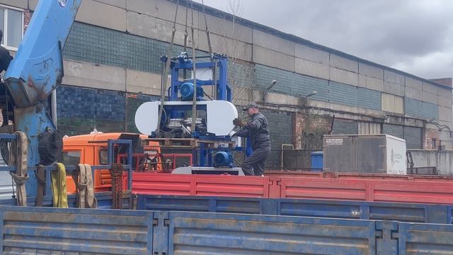 Отгрузка ленточной пилорамы УЛПГ 82 "Байкал", постоянному клиенту