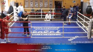 98 пф 42 кг Романов Александр СШОР Красногв.р. Афанасьев Мирон СШ Петрогр.р.
