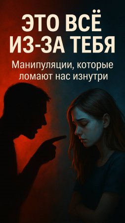 Ты виноват(а), потому что я не справился?