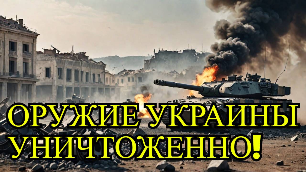 ВС РФ уничтожили оружие, которое Украина накопила за время перемирия!