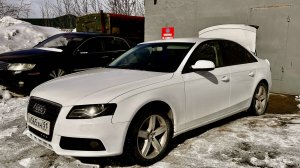 Новый облик Ауди а4. Заезд с  BMW X6.