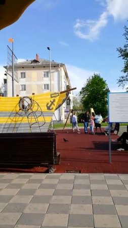 Город Волхов. На детской площадке сегодня// Июнь 2022