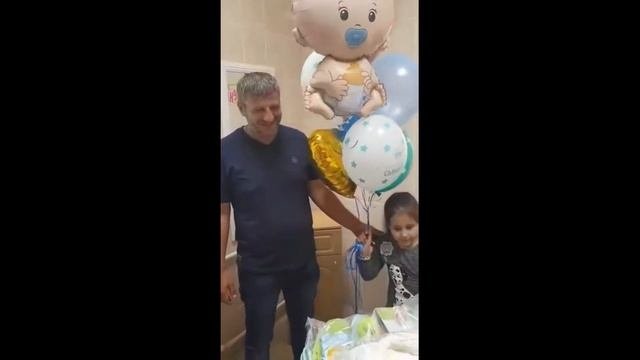 Вручение подарков в акушерском отделении Жуковской ГКБ
