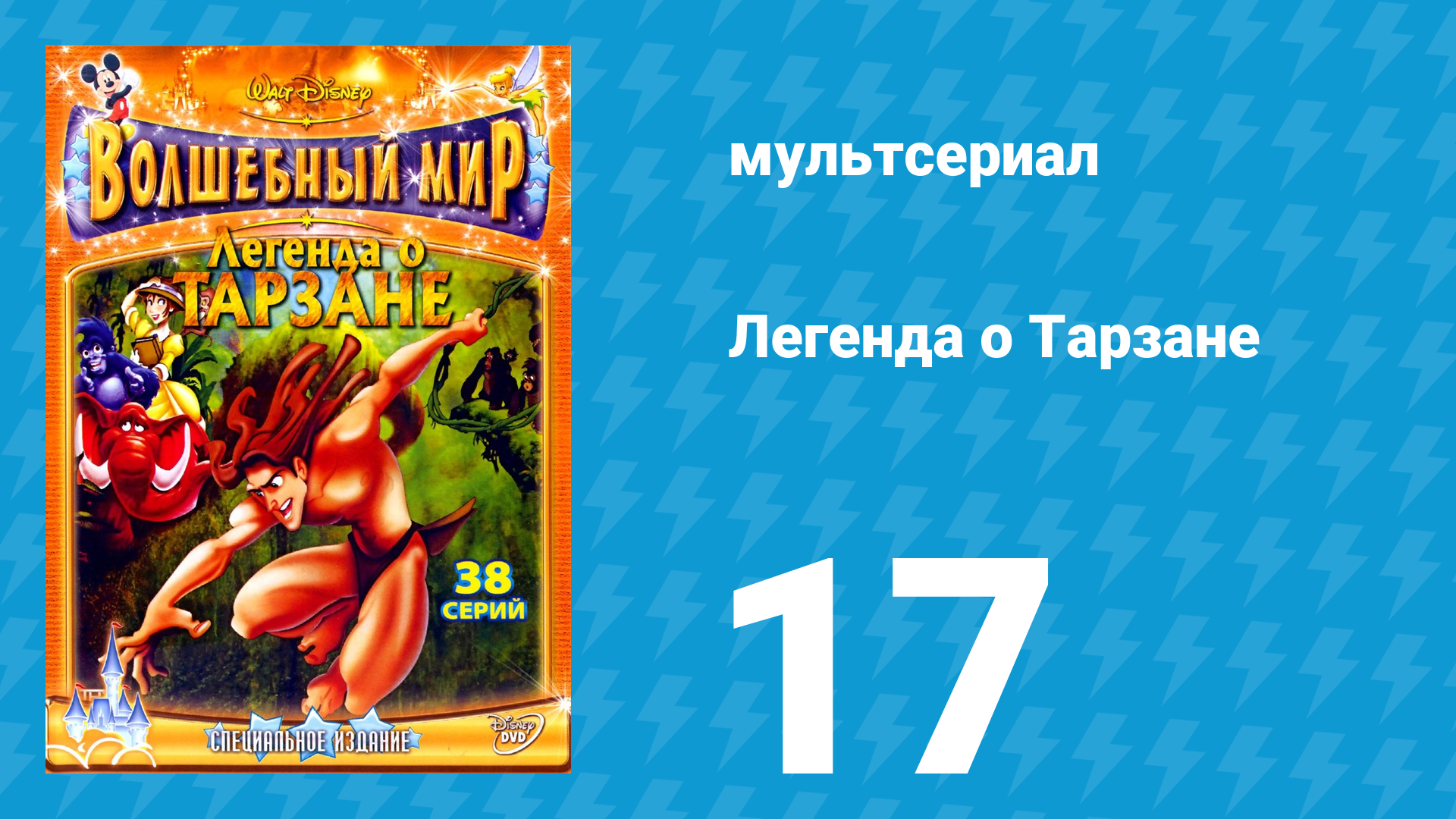 Легенда о Тарзане 1 сезон 17 серия «Рузвельт в Африке» (мультсериал, 2001)