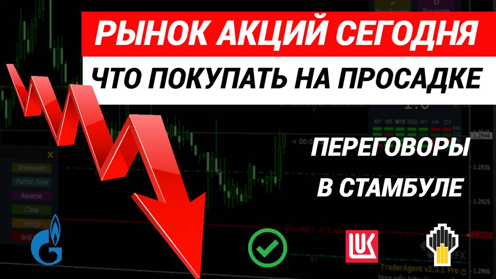 Рынок акций сегодня. Какие акции покупать на просадке #акции #рынокакций #инвестиции #инвестирование