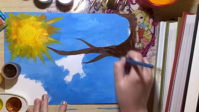 Мастер - класс "Рисуем вместе"  Драгункина Татьяна, 10 класс