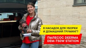 ОБЗОР ПЫЛЕСОСА DEERMA DEM-T50W: БОЛЬШАЯ СТАНЦИЯ САМООЧИСТКИ, ДОМАШНИЙ ГРУМИНГ, УБОРКА МАШИНЫ И ДОМА