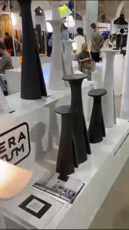 Участие в выставке Артдом 2023 с коллекцией кермических стликов Шаровары и лампой Laght Catcher