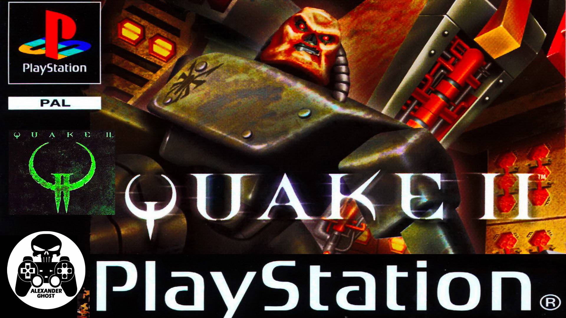 Quake 2 Sony Playstation (PS1) полное прохождение все секреты Very Hard