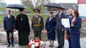 Окрытие Обелиска после реставрациии в селе Фоки