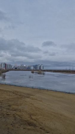 Видео Зеленого луга г. Якутска в 17:30 15 мая 2025 года. Воды нет.