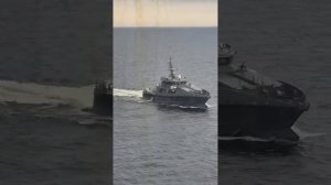 Видео попытки захвата эстонскими ВМС гражданского судна Jaguar