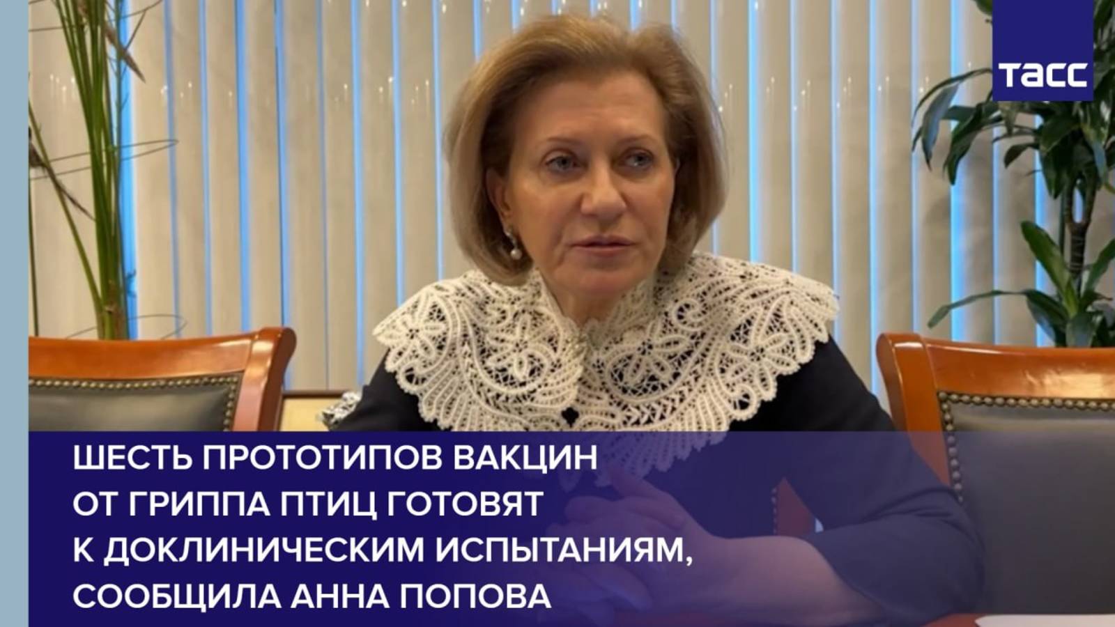 Шесть прототипов вакцин от гриппа птиц готовят к доклиническим испытаниям, сообщила Анна Попова