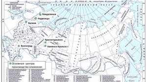 Основные центры производства алюминия в России