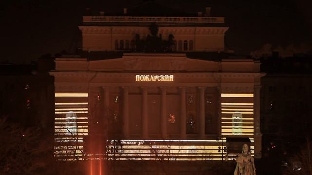 Мэппинг на 180-летие Александринского театра, полная версия | ASCREEN