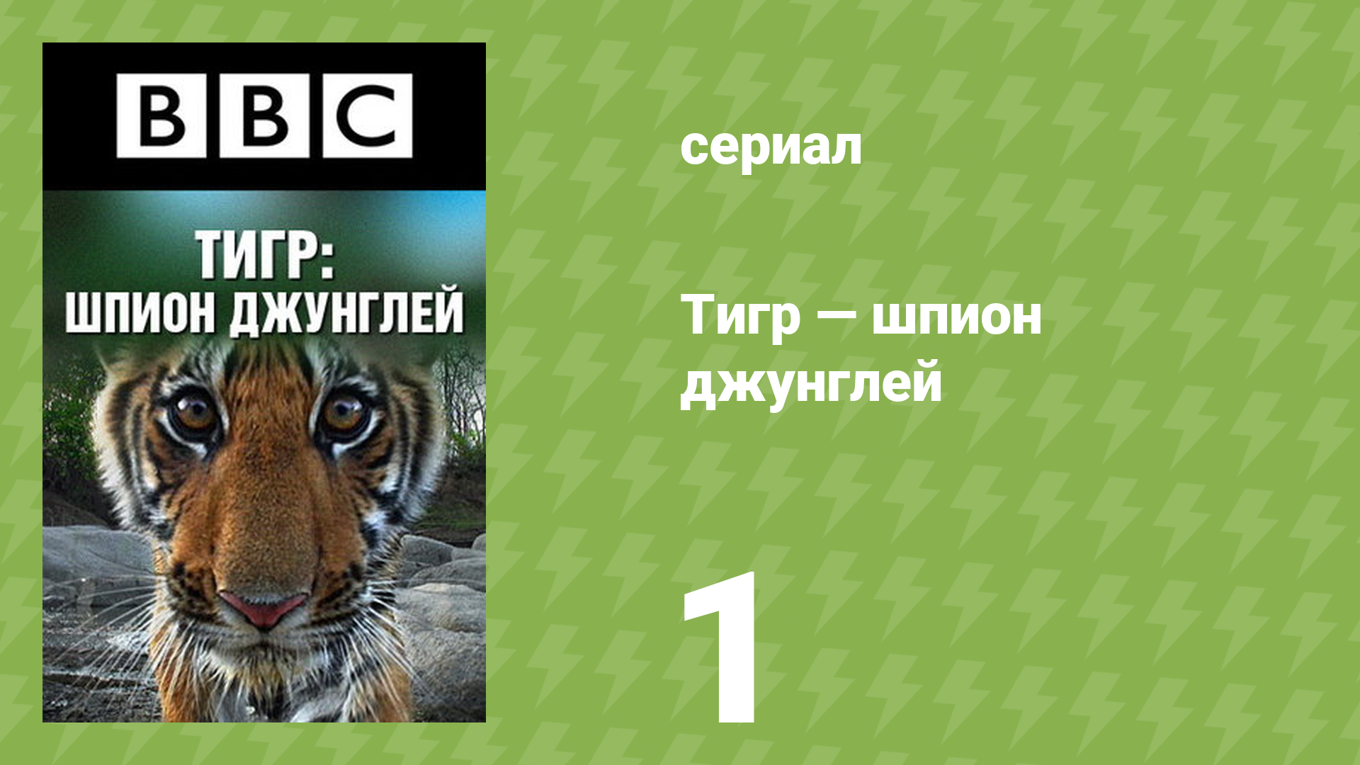 Тигр — шпион джунглей 1 серия «Новорождённые» (документальный сериал, 2008)
