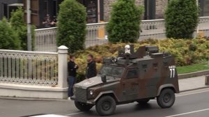 Три кортежа с делегациями приехали во дворец Долмабахче — видео