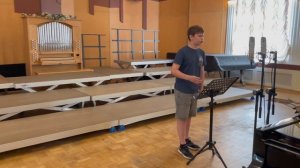 "Два брата" В.Гаврилин/В.Максимов. Исполняет Алексей Розов (13 лет)