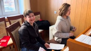 «Аве Мария» Шуберт. Занятие с Алексеем Розовым. Педагог, заслуженная артистка России Любовь Венжик.