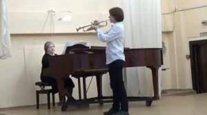 Ульяна Юсупова 15 лет Ю. Должиков "Элегия" - М. Литвак "В Цирке"