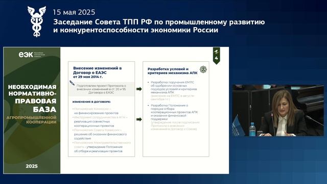 Заседание Совета ТПП РФ по промышленному развитию и конкурентоспособности экономики России