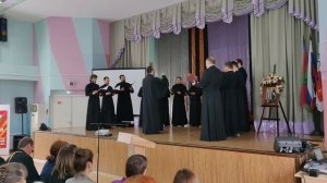 Выступление архиерейского мужского хора на XXXI Кирилло-Мефодиевских чтениях