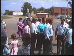 сценка в клубе п.Поспелихинский 1990 г