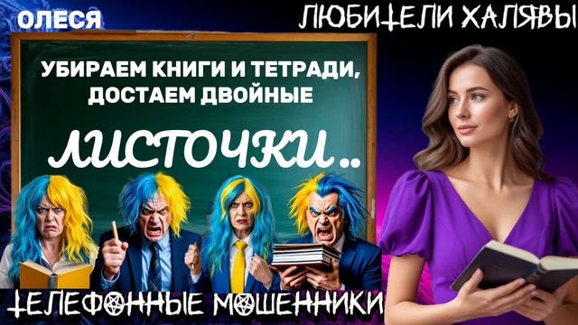 ⚡ ОЛЕСЯ. ДОСТАЕМ ДВОЙНЫЕ ЛИСТОЧКИ | ТЕЛЕФОННЫЕ МОШЕННИКИ