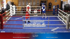 136 финал 60 кг Васильев Василий Академия бокса Бобрин Тимофей Комета