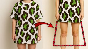 DIY: платье из футболки своими руками — быстро, просто и красиво