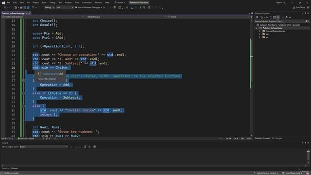 19. Lambda Expression and function pointers