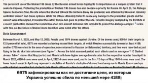 Американские аналитики крайне встревожены ростом эффективности Гераней до 36%