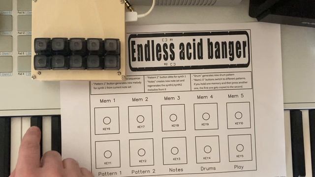 Генеративный MIDI контроллер Endless Acid Banger