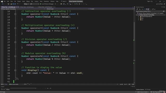 13. Operator Overloading