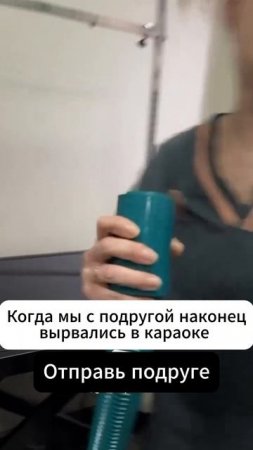 Мы с подругой в караоке:
