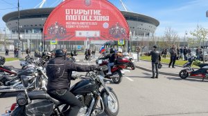 Открытие мотосезона 2025 в Санкт-Петербурге.