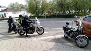 Мотогости уезжают. 17.05.2025.