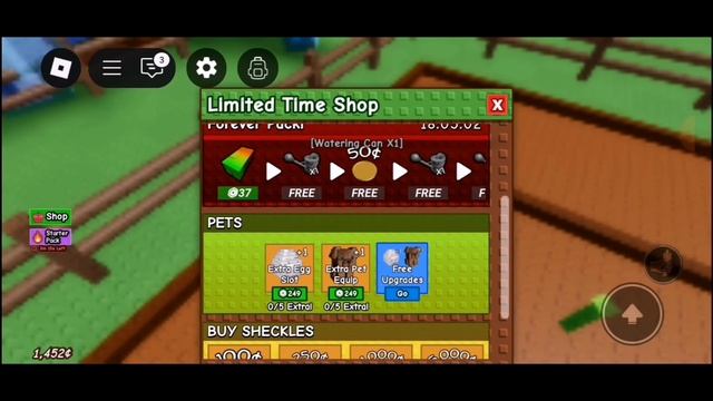 Играю в игру вырасти сад в роблоксе #2