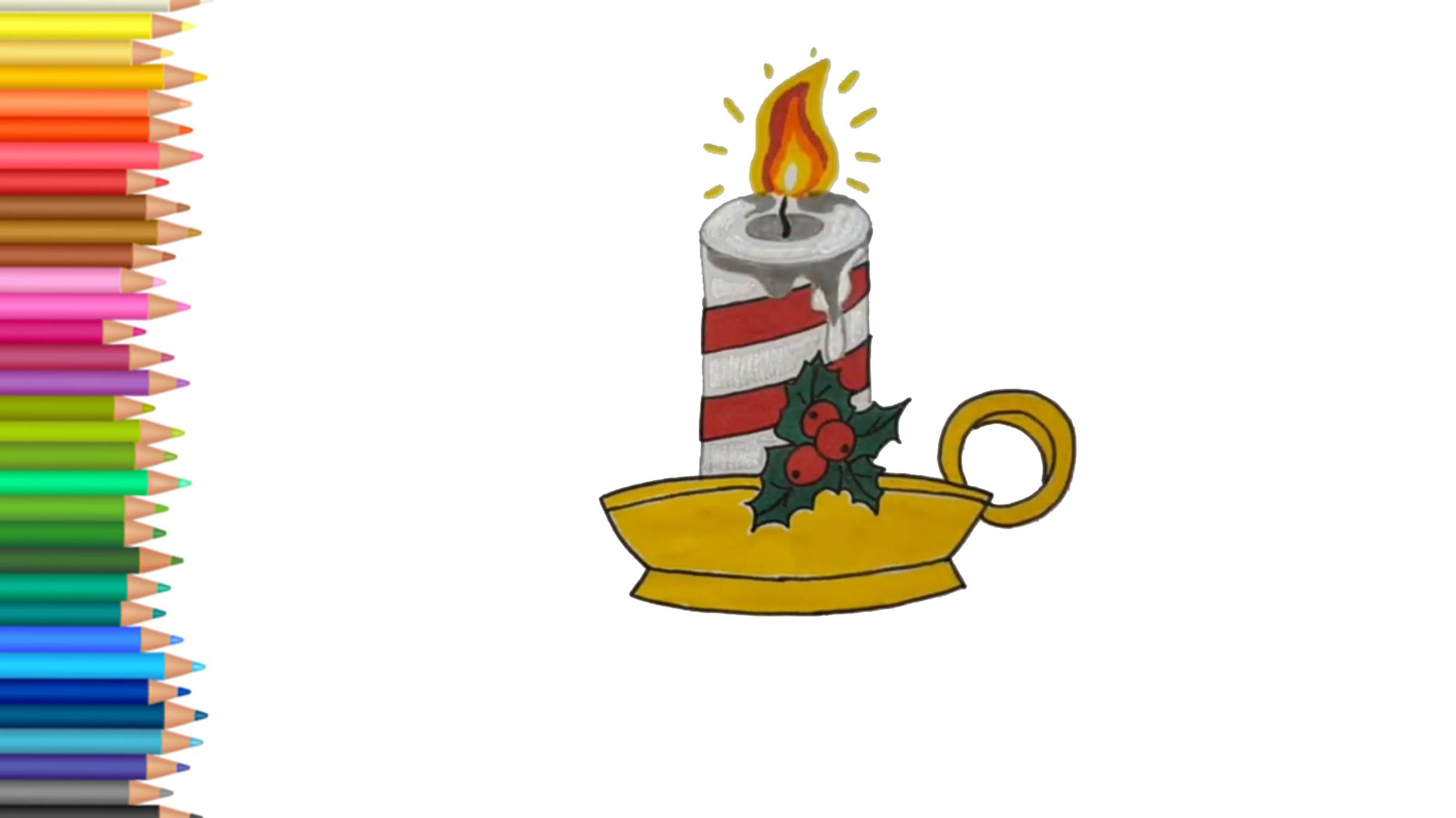 Как нарисовать Свечу🌟