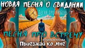Волшебная тетрадь "Приезжай ко мне". Новая песня об ожидании  встречи, свидании и любви.