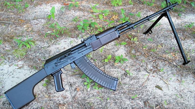 РПК-74. Разборка - сборка 5,45-мм ручного пулемёта Калашникова РПК-74 (Индекс ГРАУ 6П18)