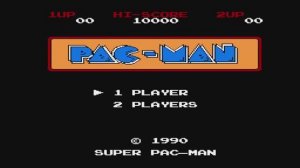 Pacman. NES. Прохождение без комментариев