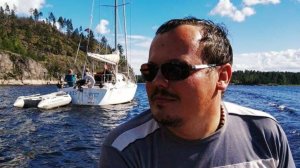 Ладожское озеро поход на Катамаране Навигатор , острова Зеленцы